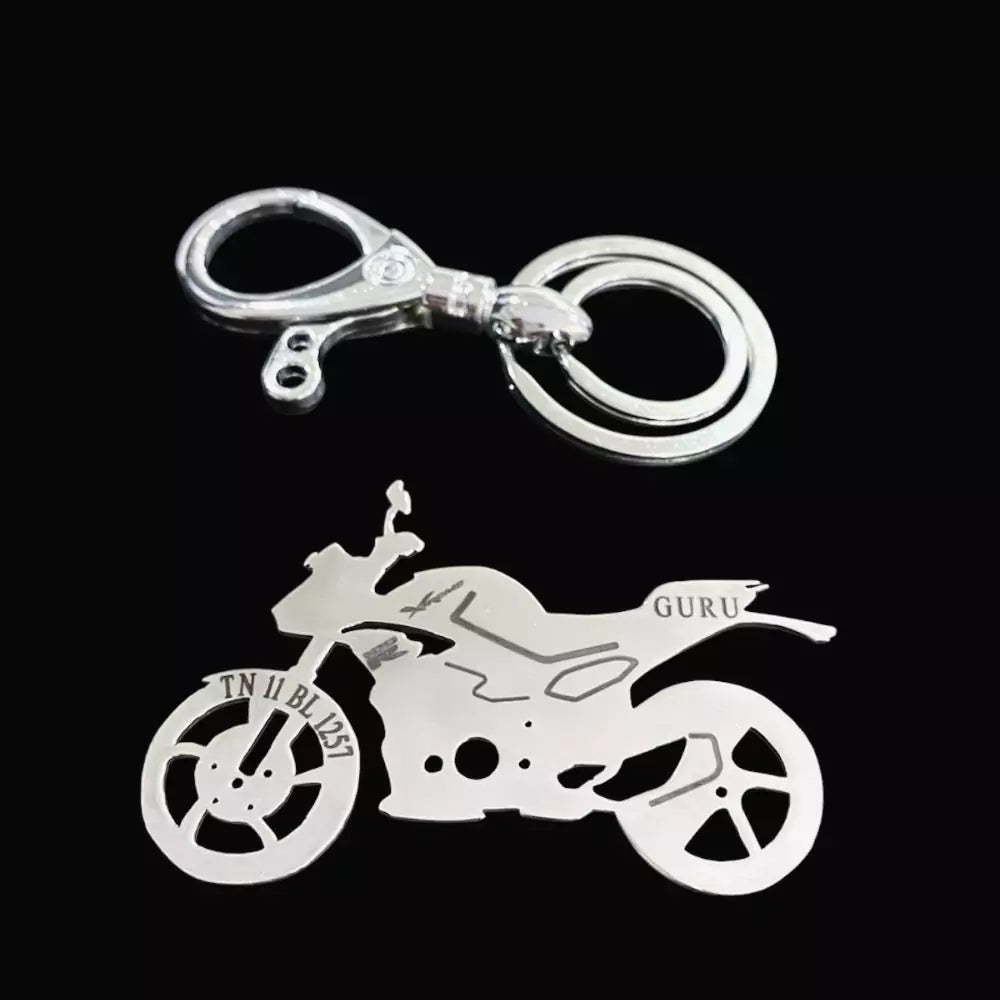 Personalized Hero Xtreme 125 Keychain – Custom Bike Keyring with Engraving