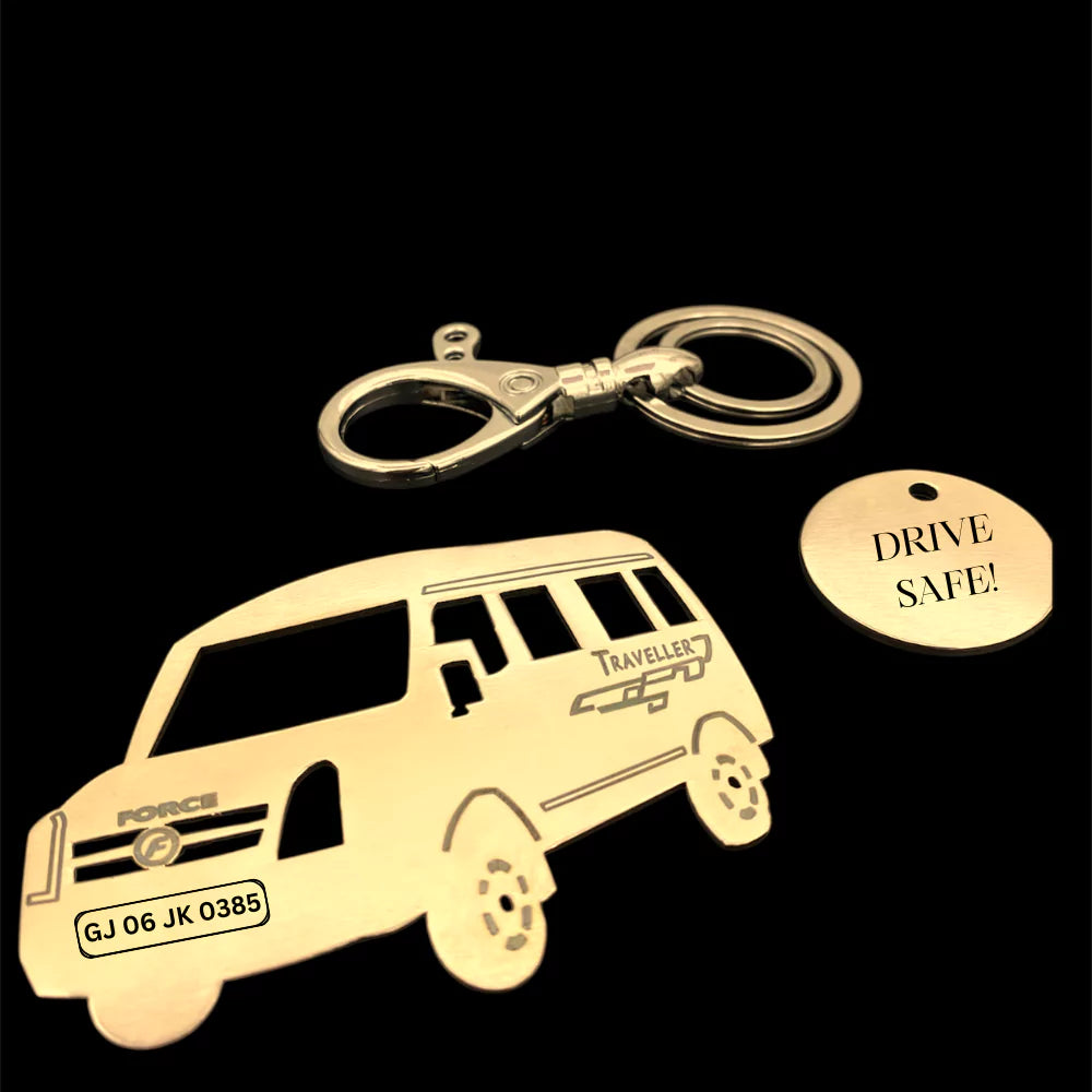Force Tempo Traveller Personalized Keychain | Custom Van Keychain with ...