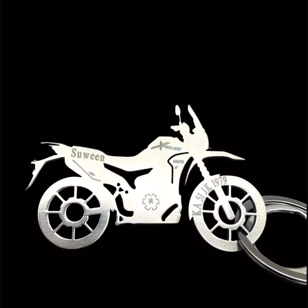 Hero Xpulse 210 Personalized Keychain – Custom Stainless Steel Bike ...