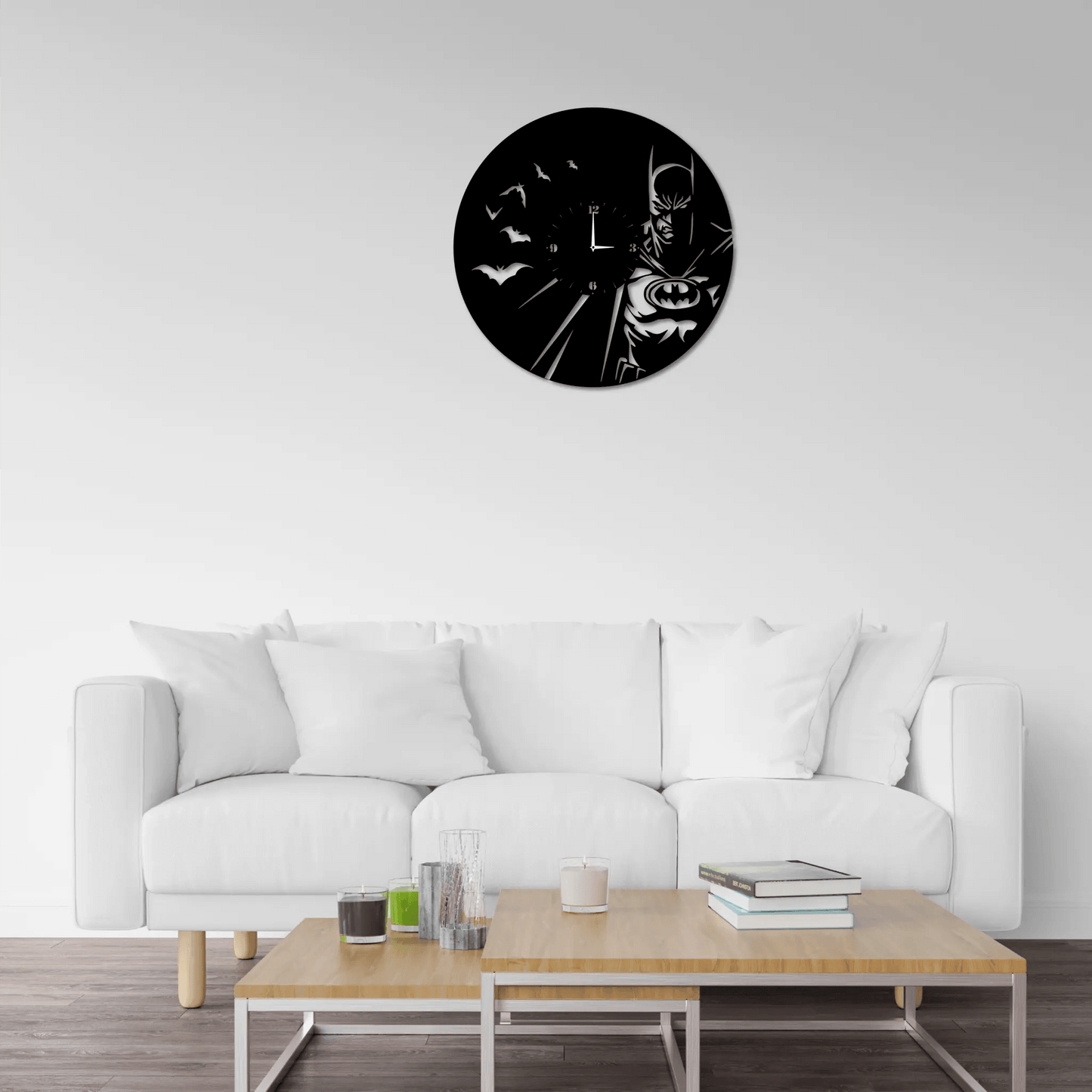Dark Knight Metal Wall Clock – Ampkrafts