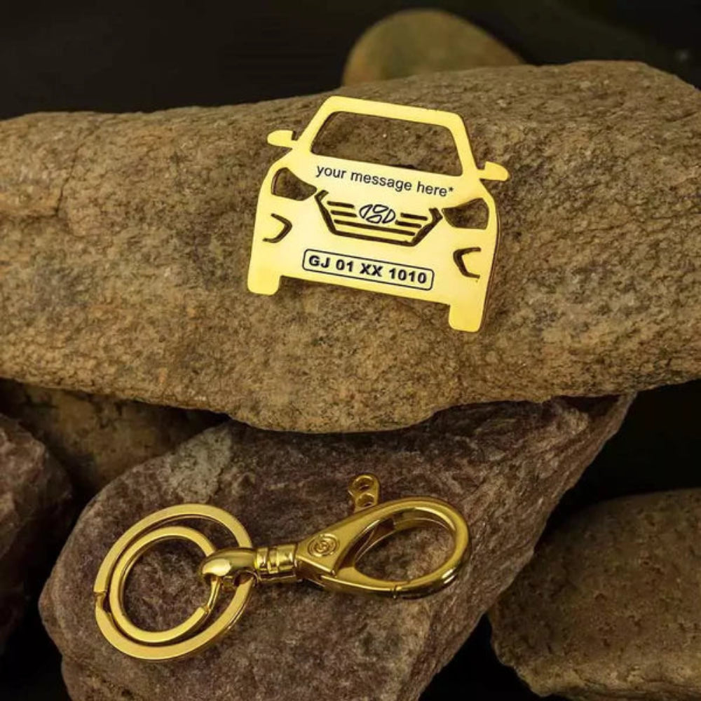 Hyundai Creta 2015 Personalized Keychain | Thoughtful Car Gift – Ampkrafts