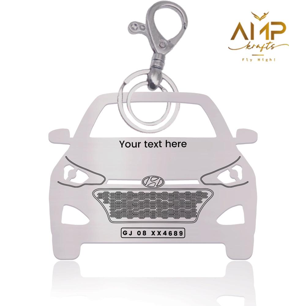 Personalised Hyundai Elite Car Keychain – Amp krafts