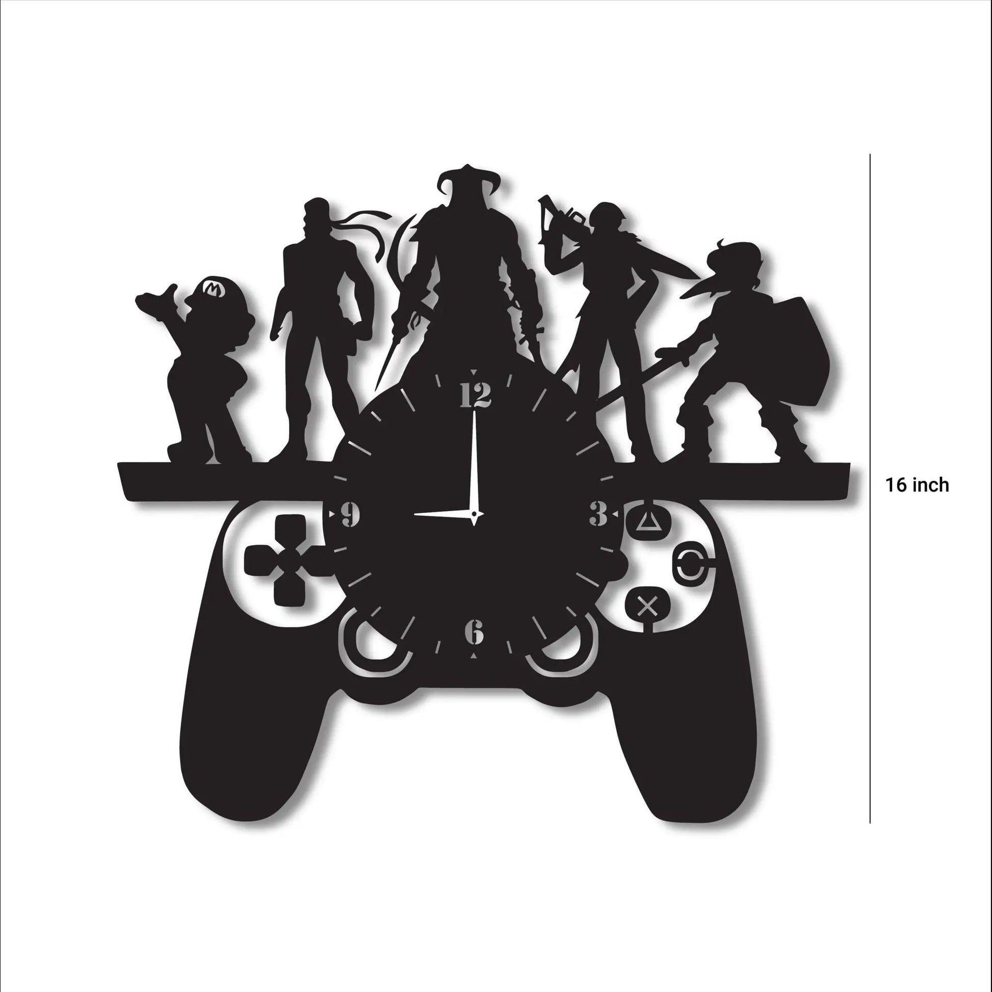 Playstation Metal Record Wall Clock – Ampkrafts