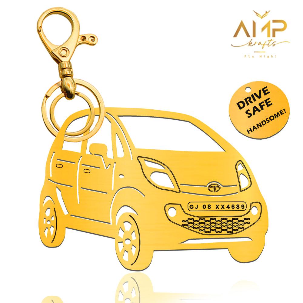 Personalized keychain for Tata Nano Keychain