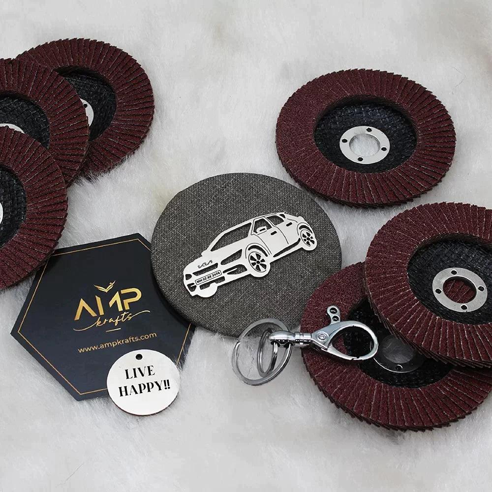 Personalized keychains Kia EV6 Keychain - Ampkrafts