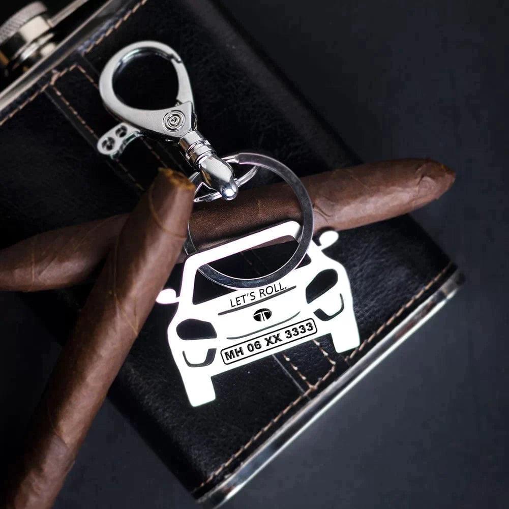 Personalized keychain for Tata Nexon Keychain